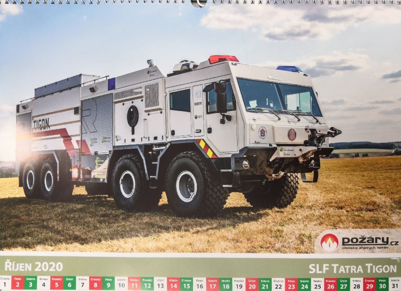 Nástěnný kalendář POŽÁRY.cz na rok 2020 | Požární bezpečnost s.r.o.