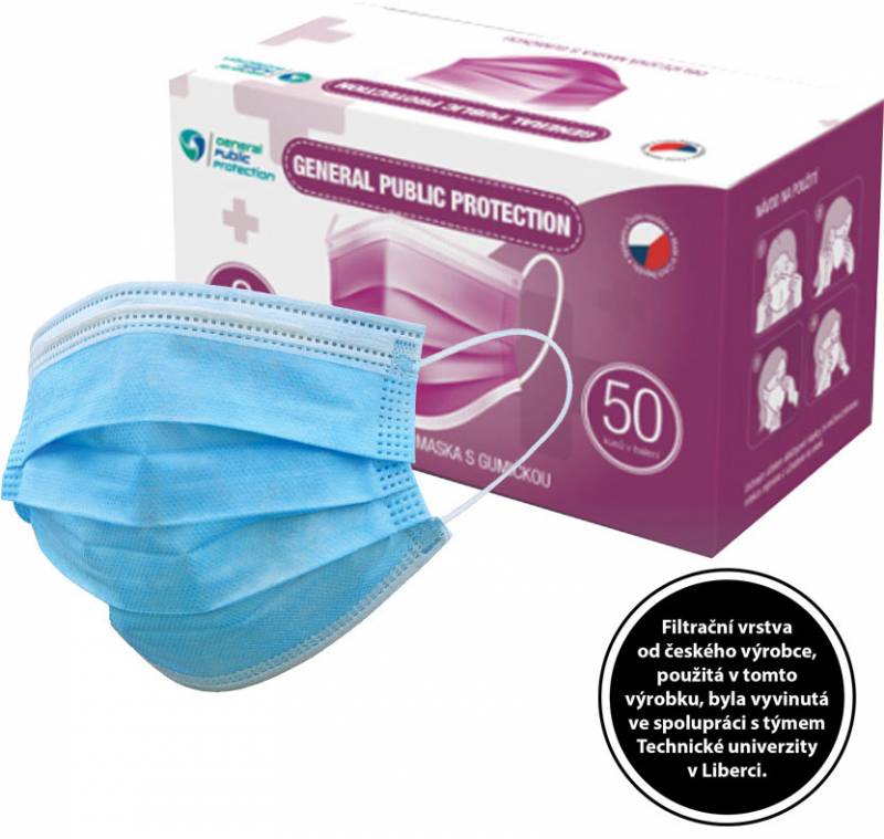 Rouška - zdravotnická obličejová maska / 10 kusů | Požární bezpečnost s ...